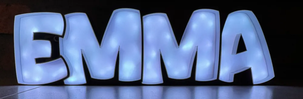 LED NAME EMMA by Eyleck. - MakerWorld
