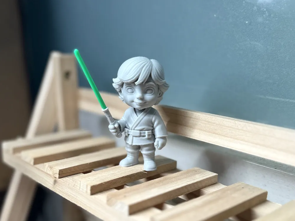 Cute Luke Skywalker by D-studio MakerWorld: Download Free 3D Models