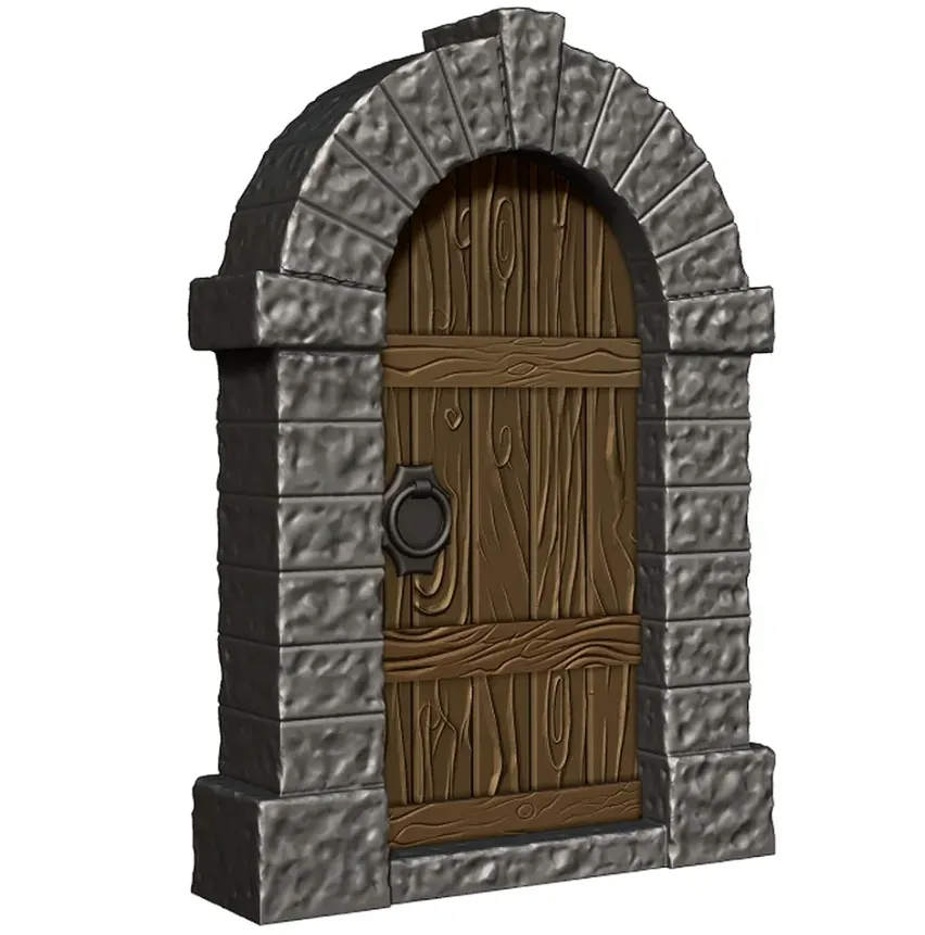 Castle/Medieval Door (doorway and block surround) by VogMan MakerWorld ...