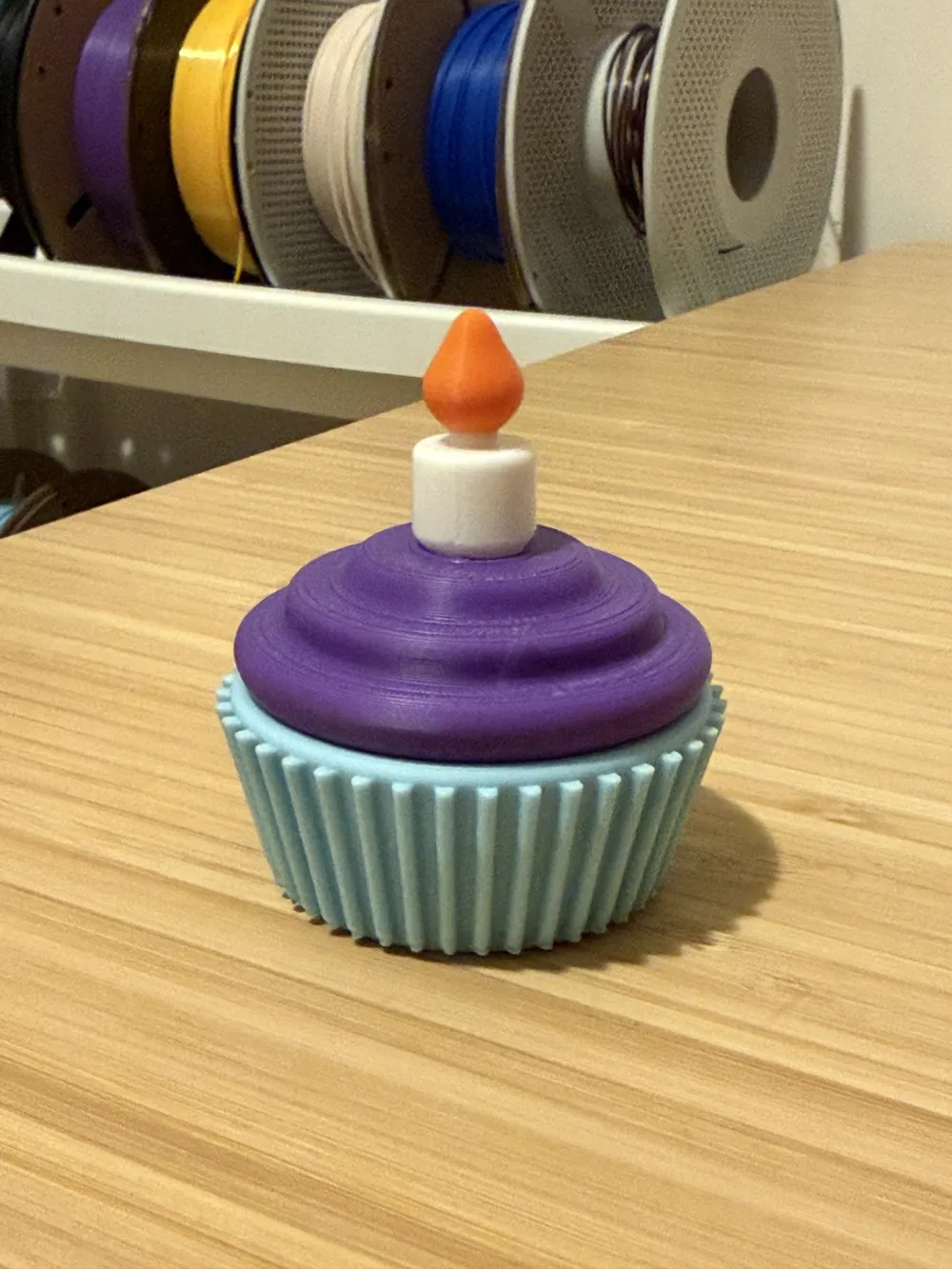 Kids Montessori Cupcake Toy Mix & Match Muffin - Free 3D Print Model ...