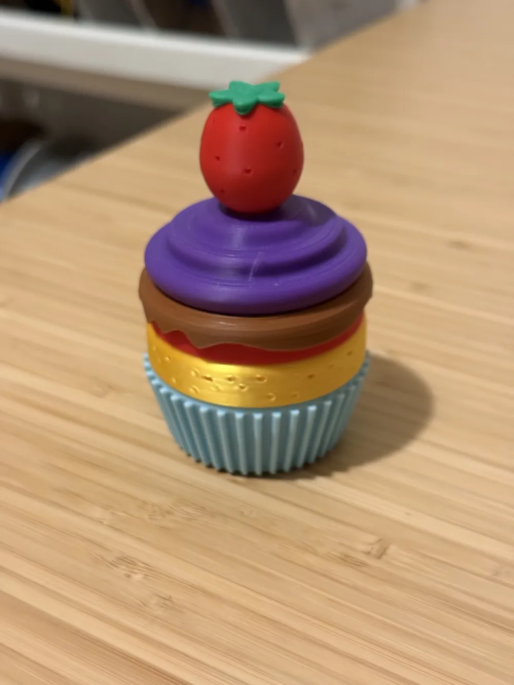 Kids Montessori Cupcake Toy Mix & Match Muffin - Free 3D Print Model ...