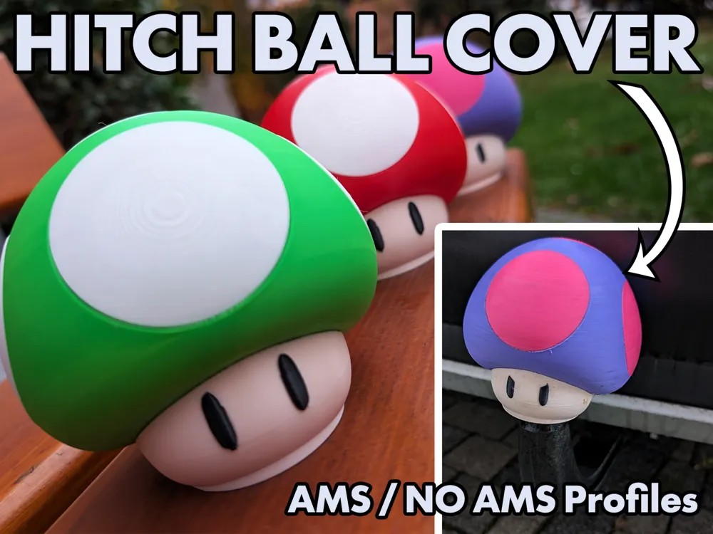 Cubierta de Bola de Enganche de Remolque de Champiñón de Super Mario ...