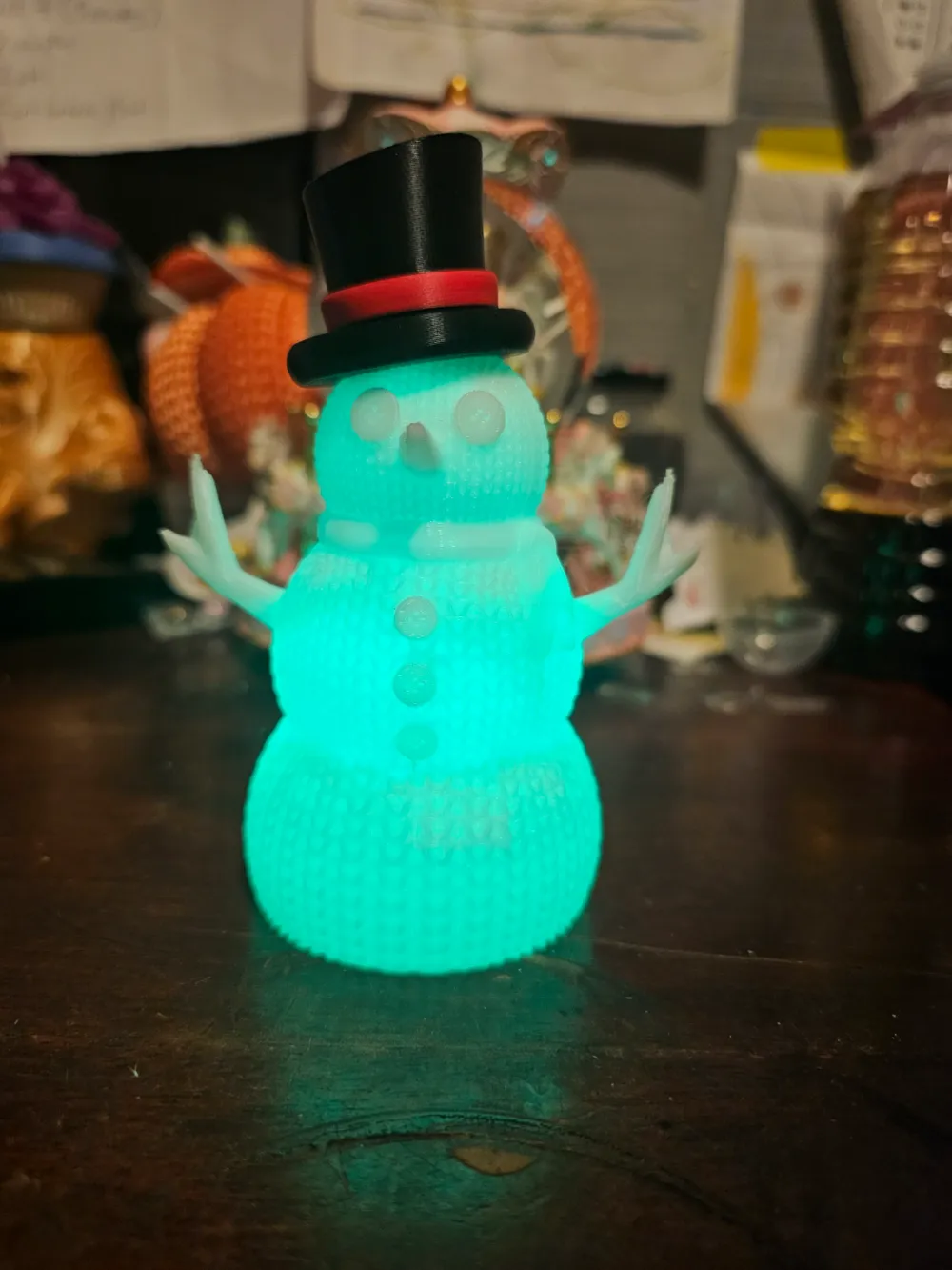 snowman Led lamp by EVERYTHINGPLUSULTRA - MakerWorld