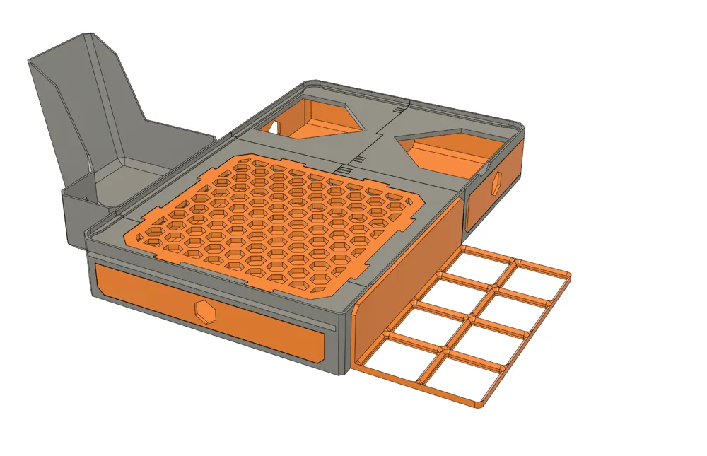 A1 Mini Storage - Gridfinity Adapter by Sam67c MakerWorld: Download ...