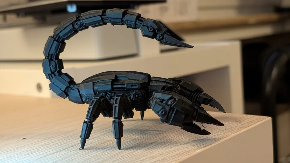 Highly Detailed Robotic Scorpion - Free 3D Print Model - MakerWorld