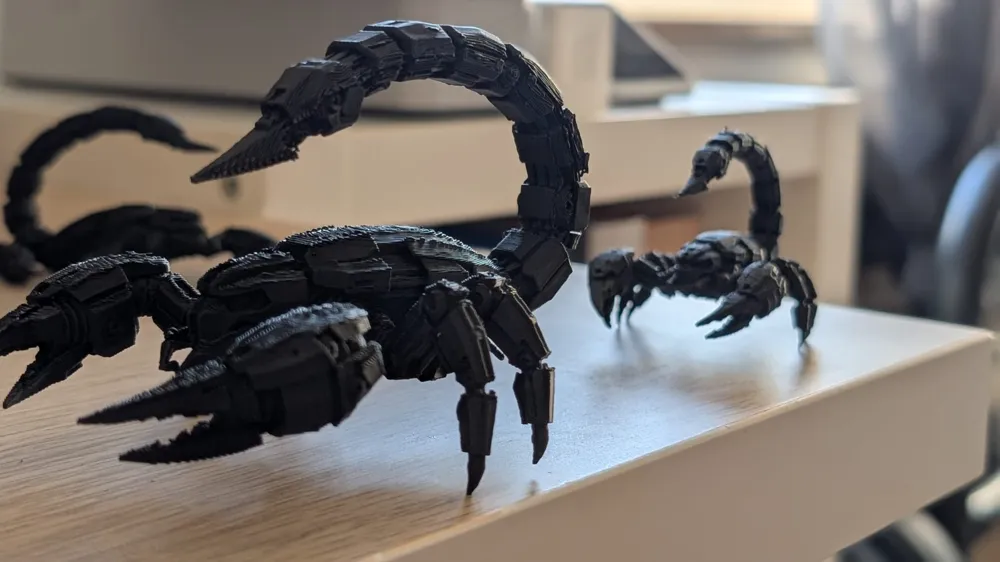 Highly Detailed Robotic Scorpion - Free 3D Print Model - MakerWorld