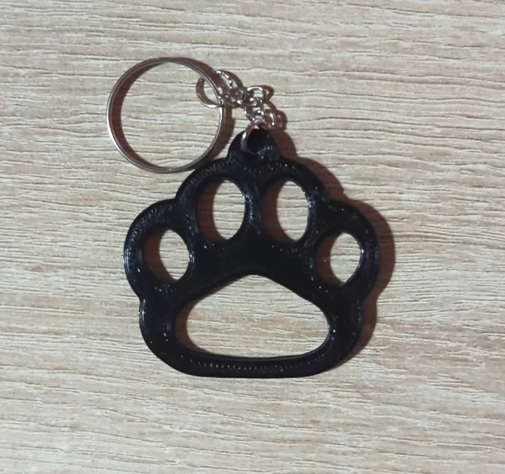 paws keychain - Free 3D Print Model - MakerWorld