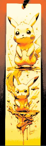Fan Art set of 3 bookmarks - Pokemon star Pikachu by mclanesmemories ...