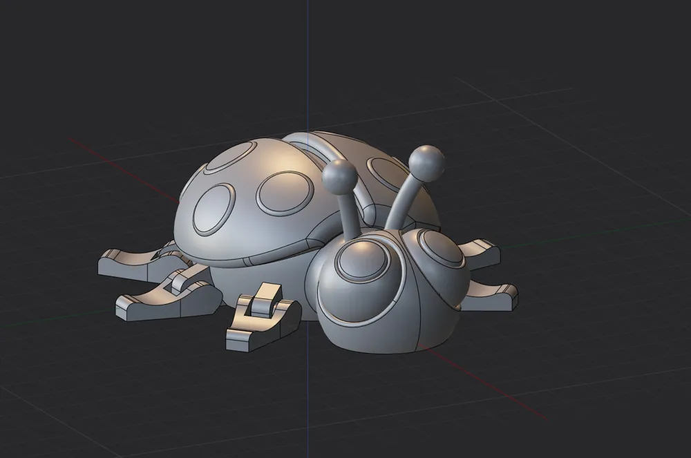 Cute LadyBug - Free 3D Print Model - MakerWorld