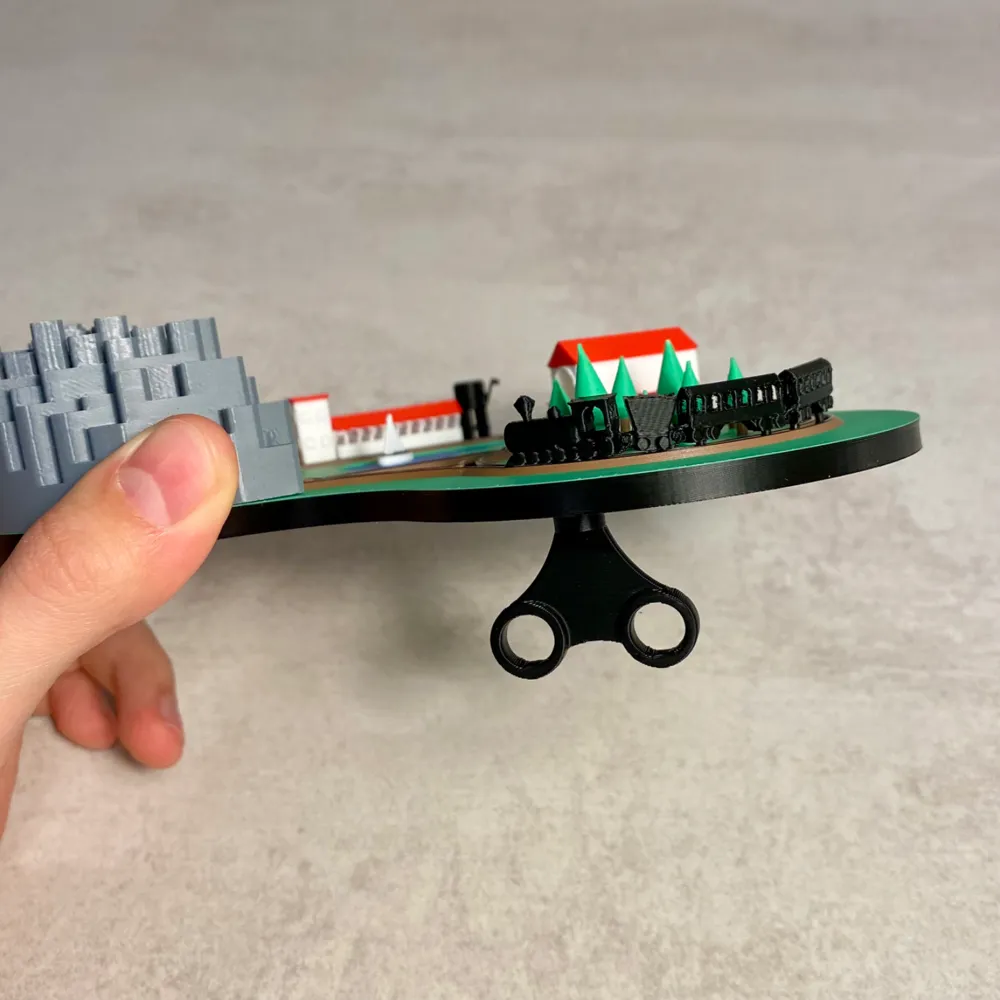 MagLev - Magnetic Railroad - Free 3D Print Model - MakerWorld
