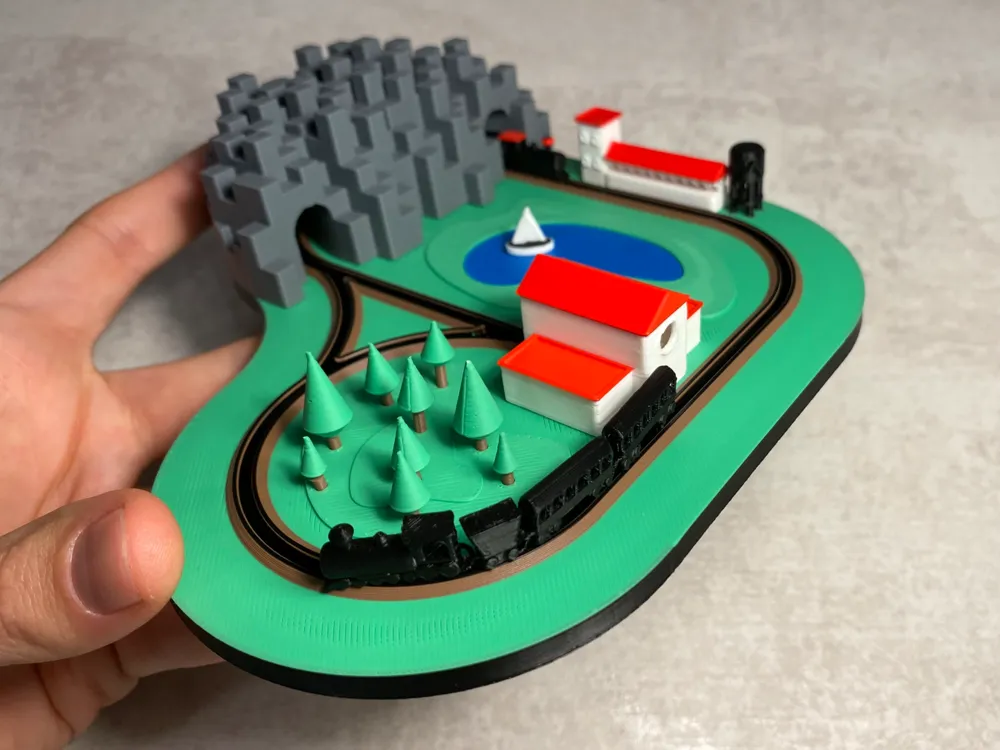 MagLev - Magnetic Railroad - Free 3D Print Model - MakerWorld