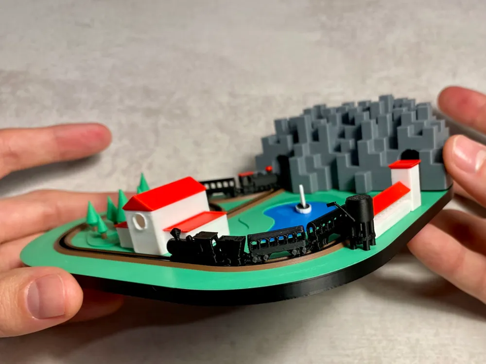 MagLev - Magnetic Railroad - Free 3D Print Model - MakerWorld