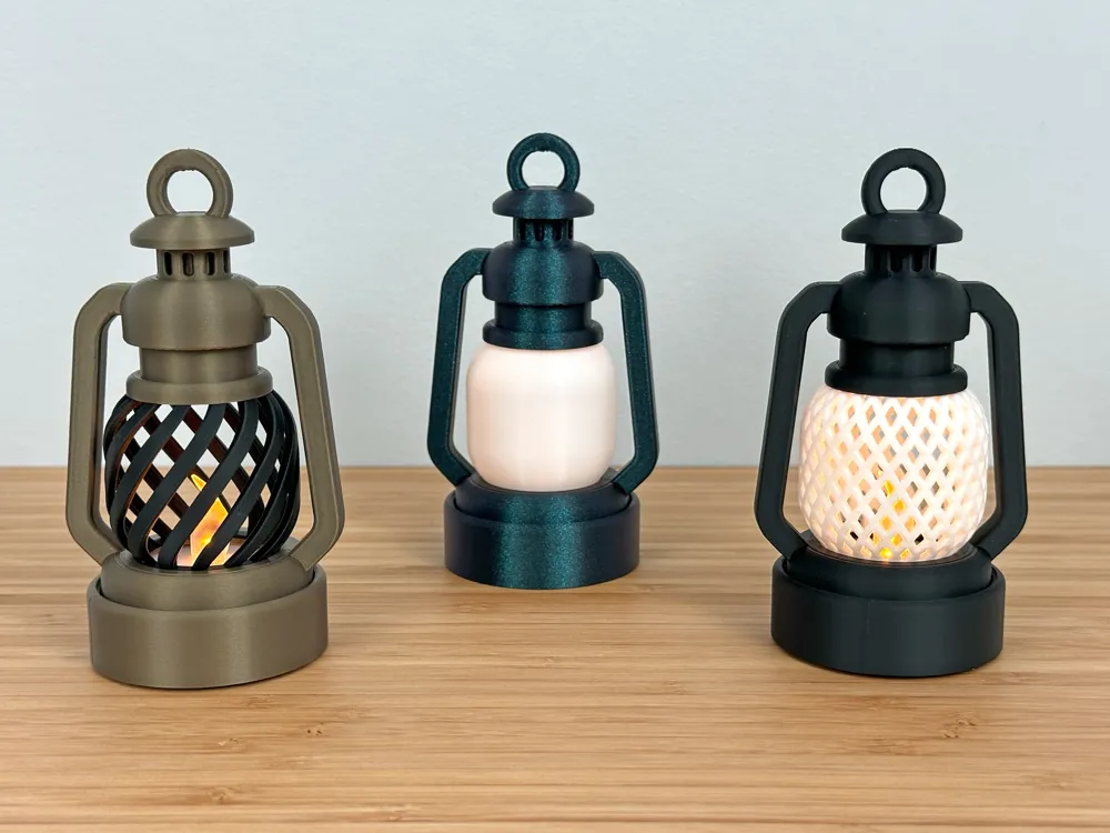 Mini Oil Lamp Tea Light Lantern - Free 3D Print Model - MakerWorld