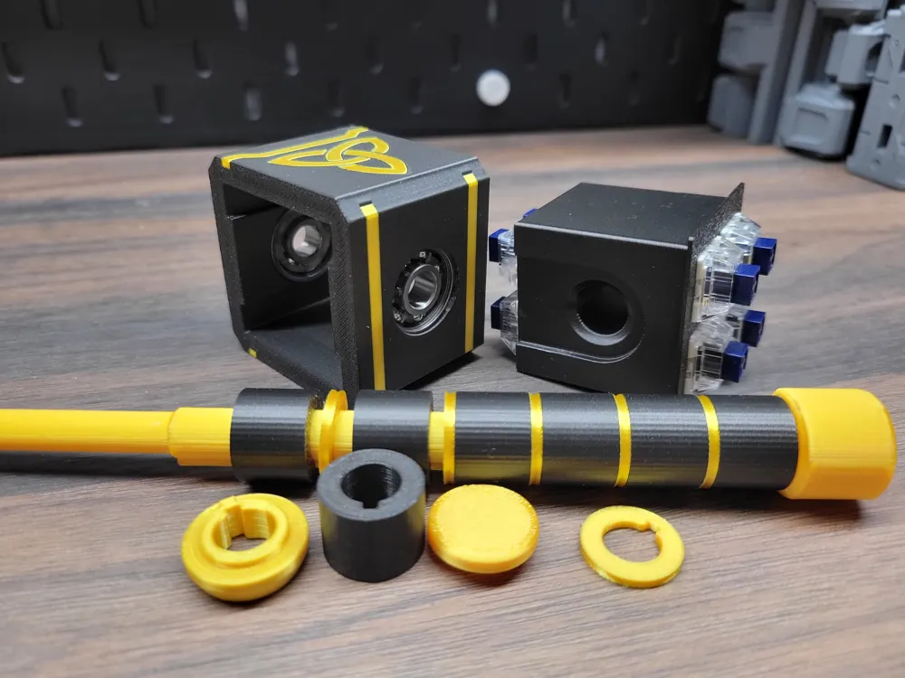 Thor's Hammer Fidget Spinner and Clicker - BigBoi - Free 3D Print Model - MakerWorld