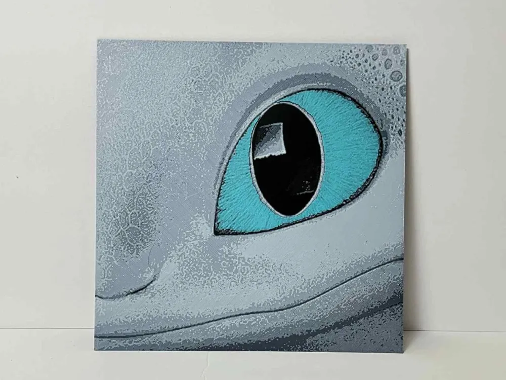 Light Fury Eye by 3djd MakerWorld: Download Free 3D Models