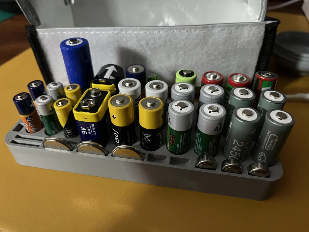 Support de piles (compatible avec pochette ignifuge) - Modèle d ...