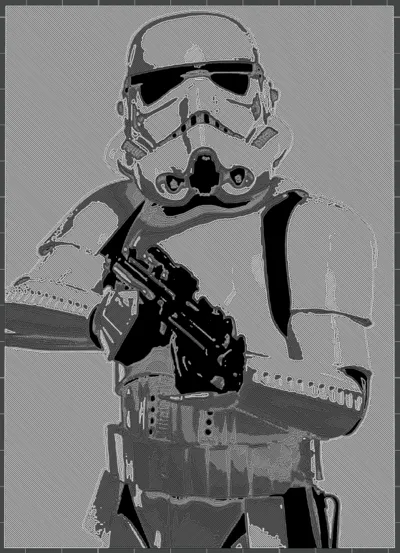 Star Wars Stormtrooper 200-150mm Hue Forge by Jans120 - MakerWorld