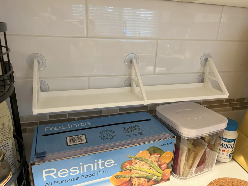 Suction Cup Shelf by SolarEgg - MakerWorld