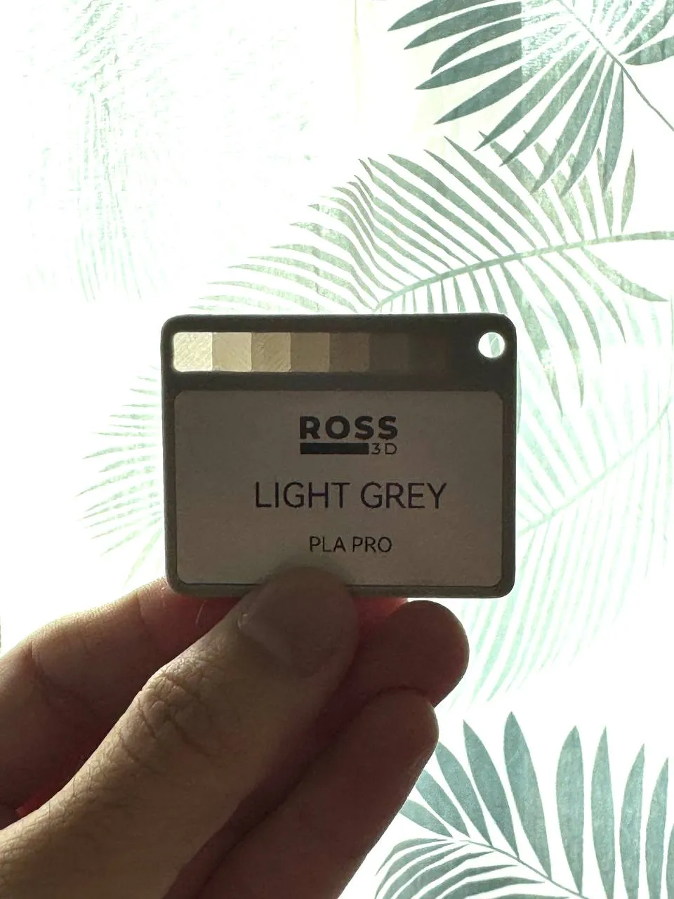 Filament Swatch (fits 30x50mm labels) with Base by Ross3D - MakerWorld