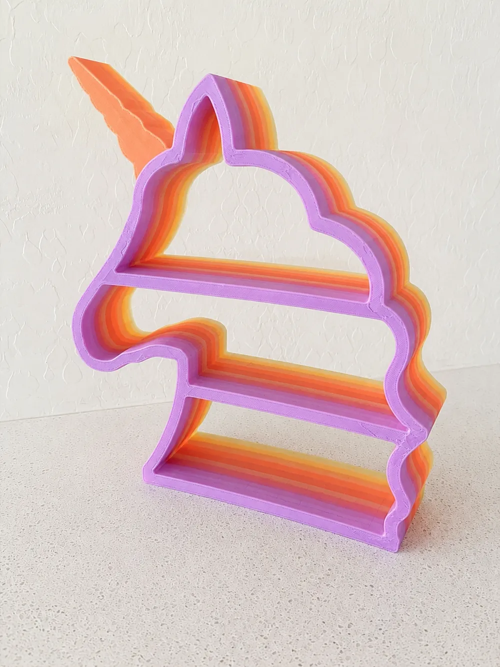 Unicorn Head Shelf | Cute Fantasy Trinket Shelf - Free 3D Print Model ...