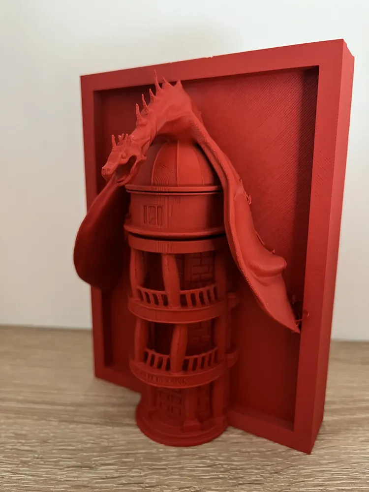 [Picture Nook] Diagon Alley Gringotts by BlenderHead MakerWorld ...