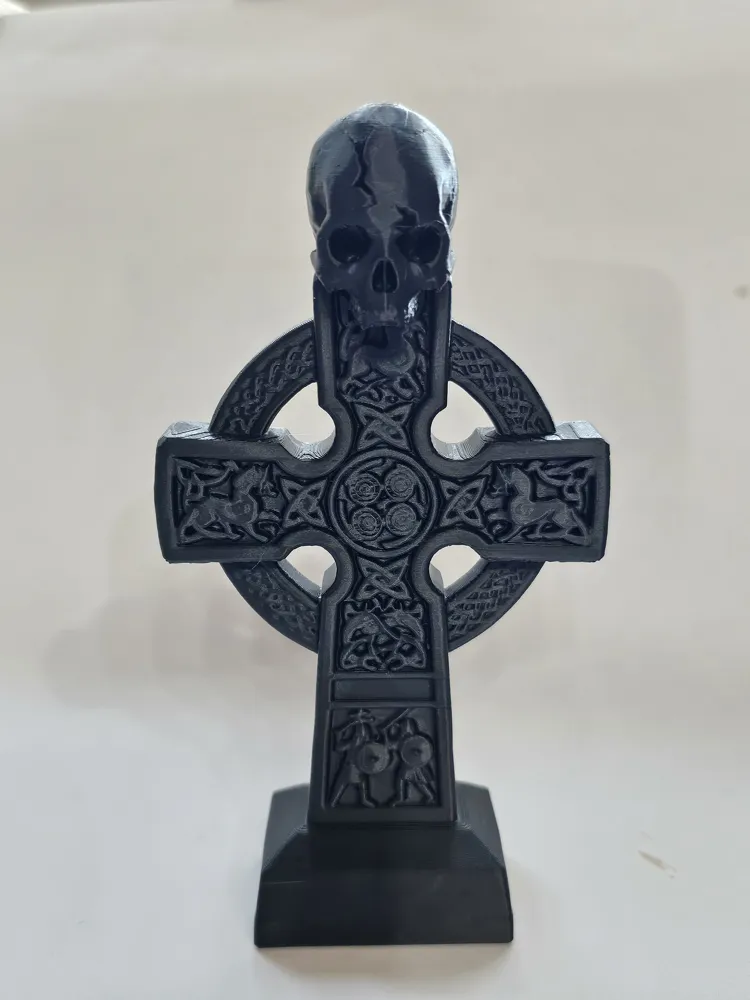 Cross Skull - Free 3D Print Model - MakerWorld