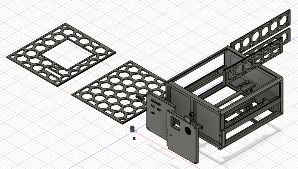 One-piece 4L ITX case by user_3498309491 - MakerWorld