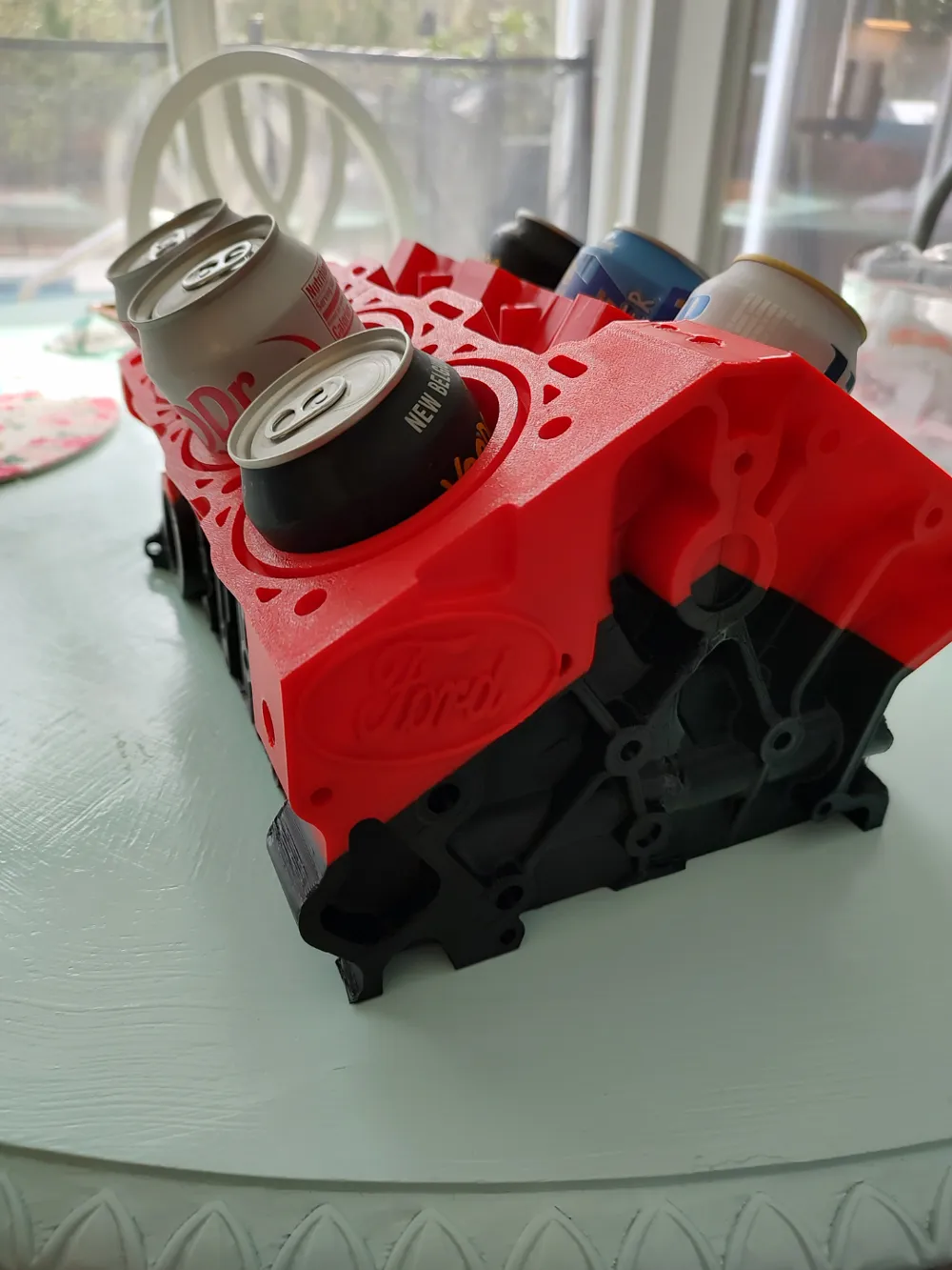 V6 Engine block cooler by Yedoggie - MakerWorld