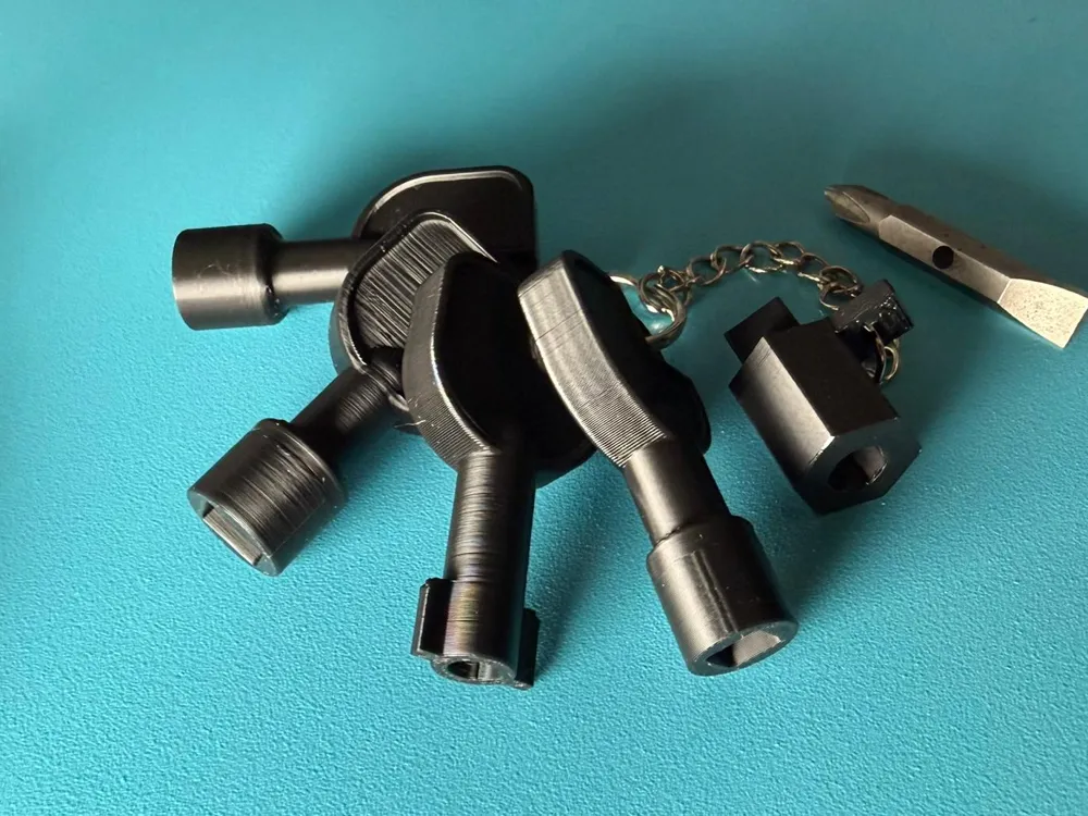 Industrial Facility keys - Free 3D Print Model - MakerWorld