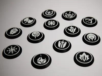 DND Player Tokens by Stevidesigns MakerWorld: Download Free 3D Models