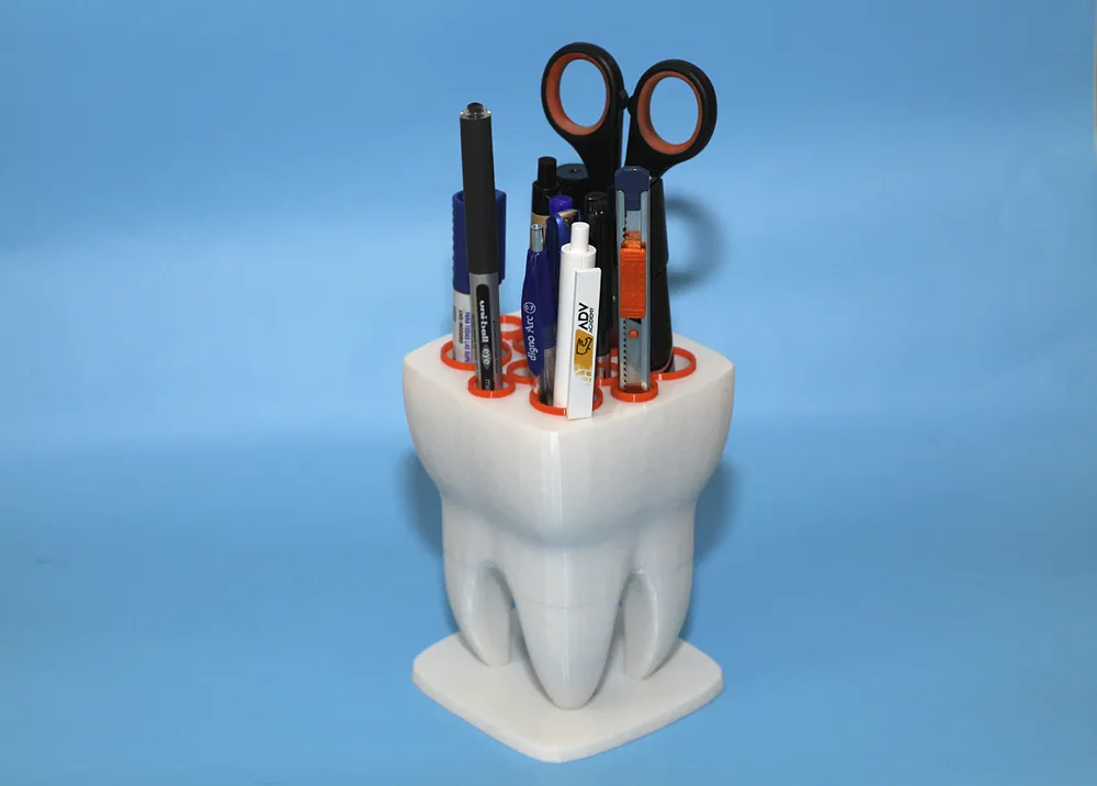 Tooth Organizer for pens/utensils/tools by PYXIS MakerWorld: Download ...