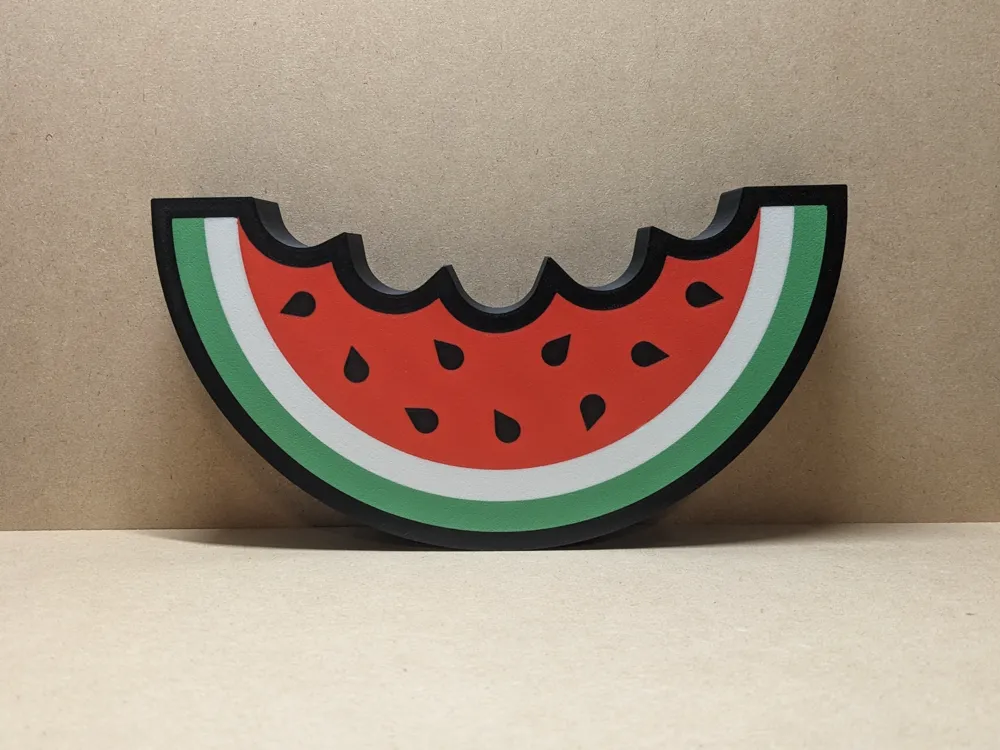 Watermelon Lightbox by SilMan3D - MakerWorld