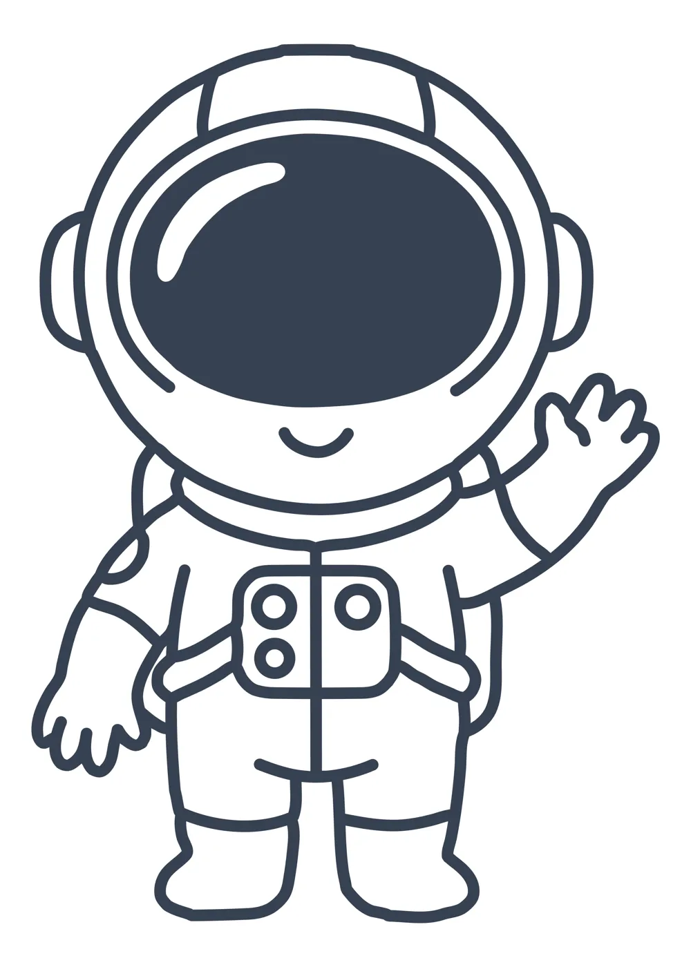 Doodle Disc 118 Astronaut - Free 3D Print Model - MakerWorld
