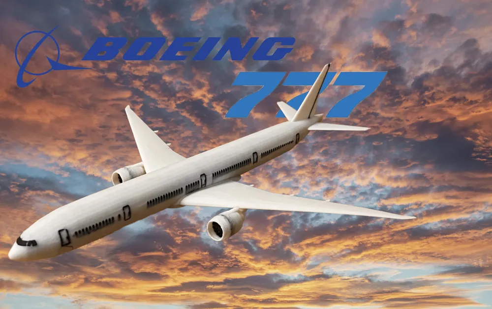 Boeing 777 Impresión multicolor - Modelo de impresión 3D gratuito ...
