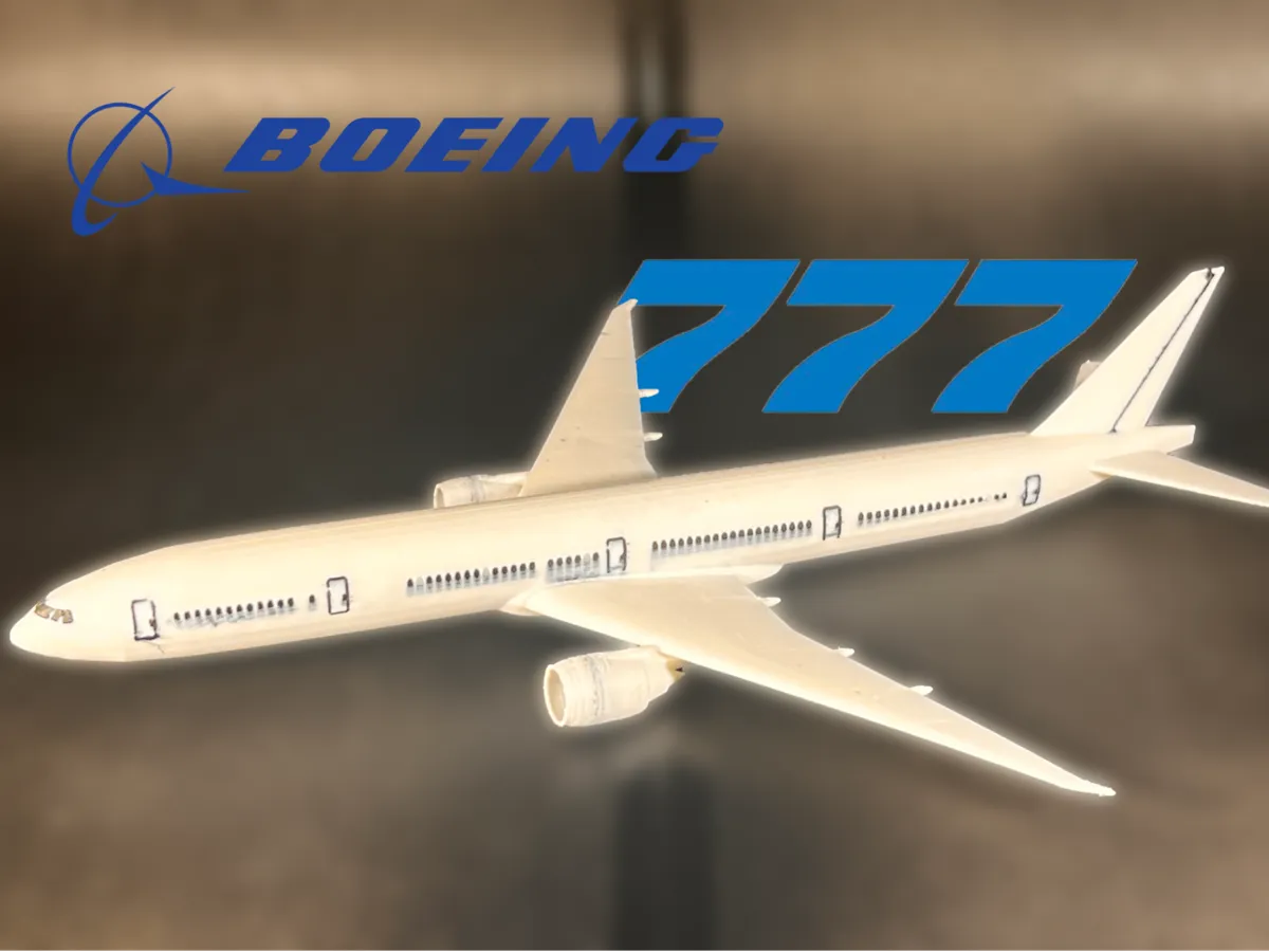 Boeing 777 high detail model - Free 3D Print Model - MakerWorld