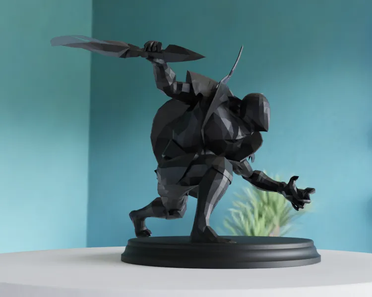 Pyke Low Poly Collection - League of Legends - Free 3D Print Model ...