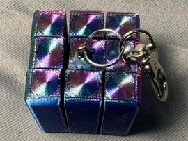 1.5 in Cube Fidget keychain W hole for eye screw by OTL3DPrints ...