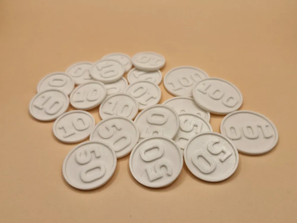 Set of TCG Damage Counters - Free 3D Print Model - MakerWorld