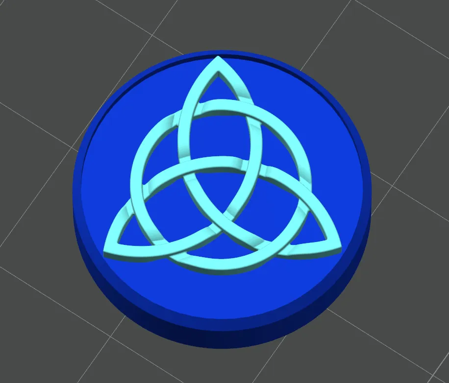 celtic knot A1 disk by phoenix.jahn - MakerWorld