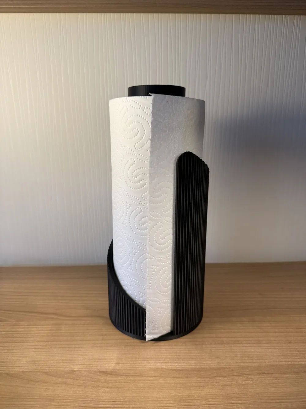 Japandi paper towel holder - Free 3D Print Model - MakerWorld