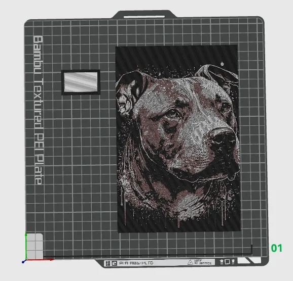 Hue Forge American Staff 4couleur by CreArtEure - MakerWorld