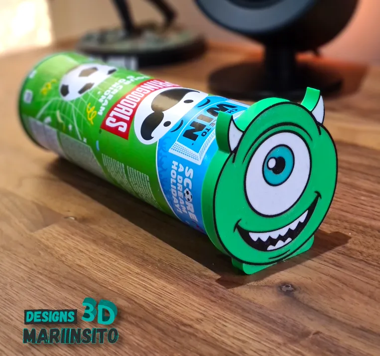 (Monstrous Version) Pringles Removal Tray with Lid - Free 3D Print ...