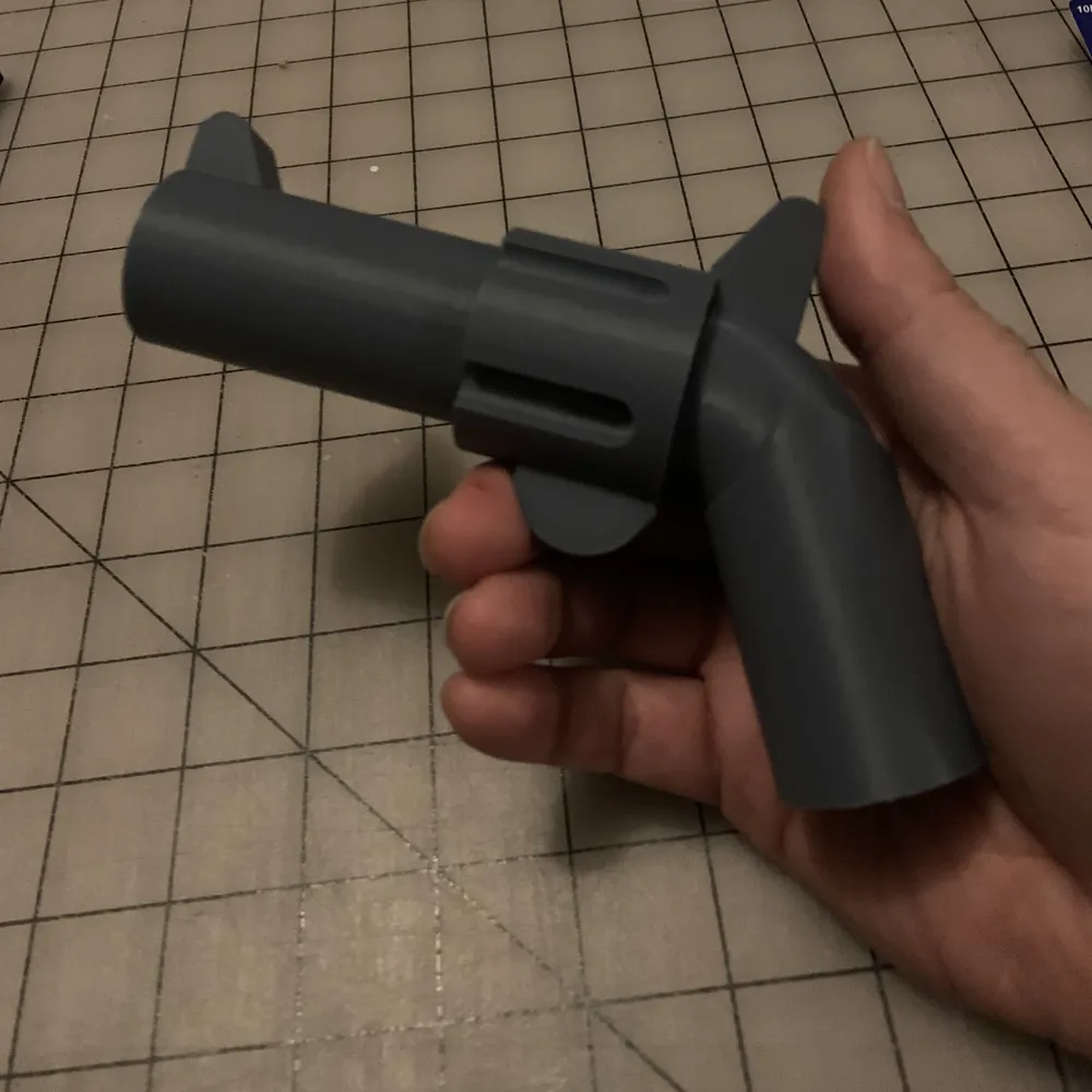 Giant Lego Revolver (30132) (10:1 scale) Press Fit Remix Remixed by ...