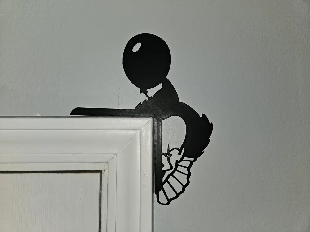 IT - Pennywise - Halloween Door Corner by JF-699 - MakerWorld