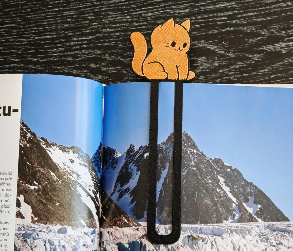 Cat Bookmark - Free 3D Print Model - MakerWorld