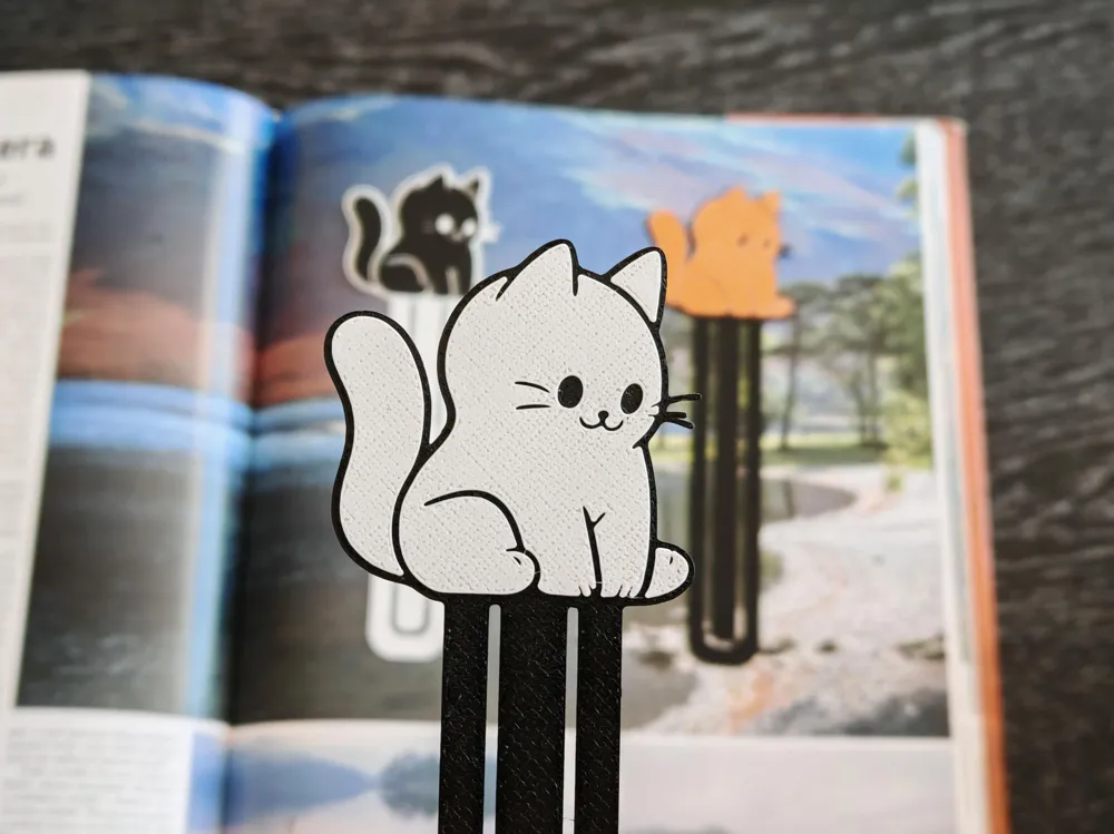 Cat Bookmark - Free 3D Print Model - MakerWorld