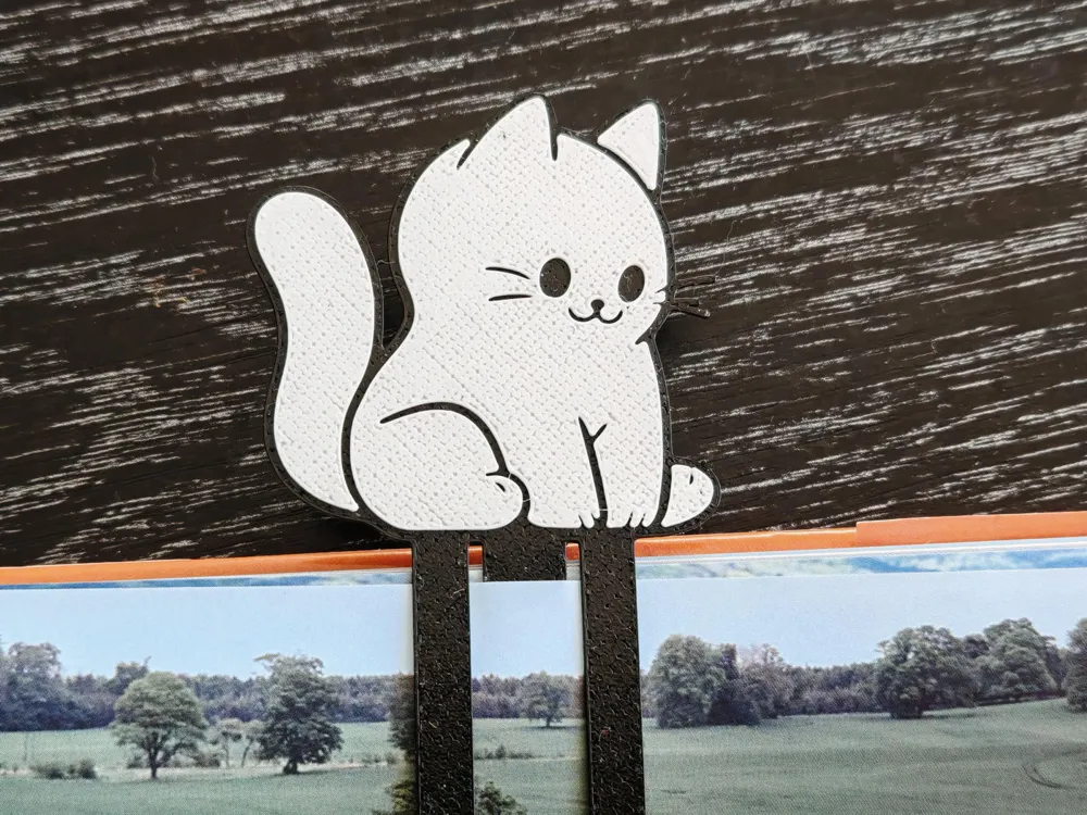 Cat Bookmark - Free 3D Print Model - MakerWorld