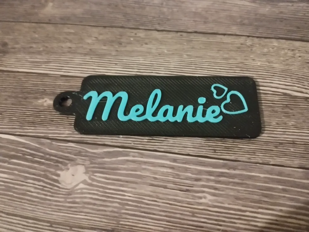 Schlüsselanhänger mit Namen / Keychain with Name Melanie by apropo ...