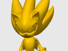 Super Sonic - Free 3D Print Model - MakerWorld