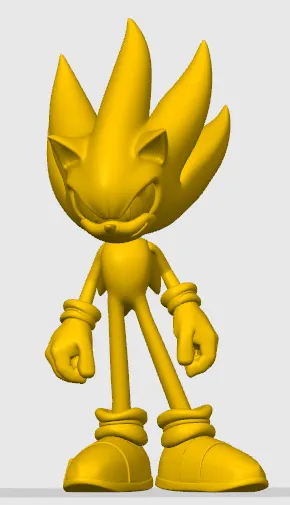 Super Sonic - Free 3D Print Model - MakerWorld